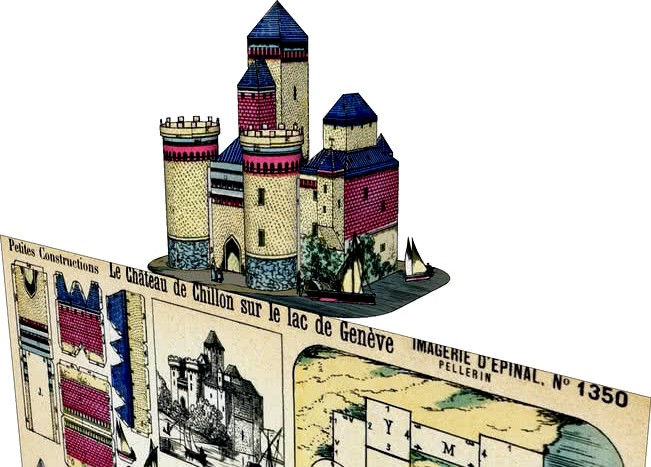 Le Chateau de Chillon No. 1350 3d model