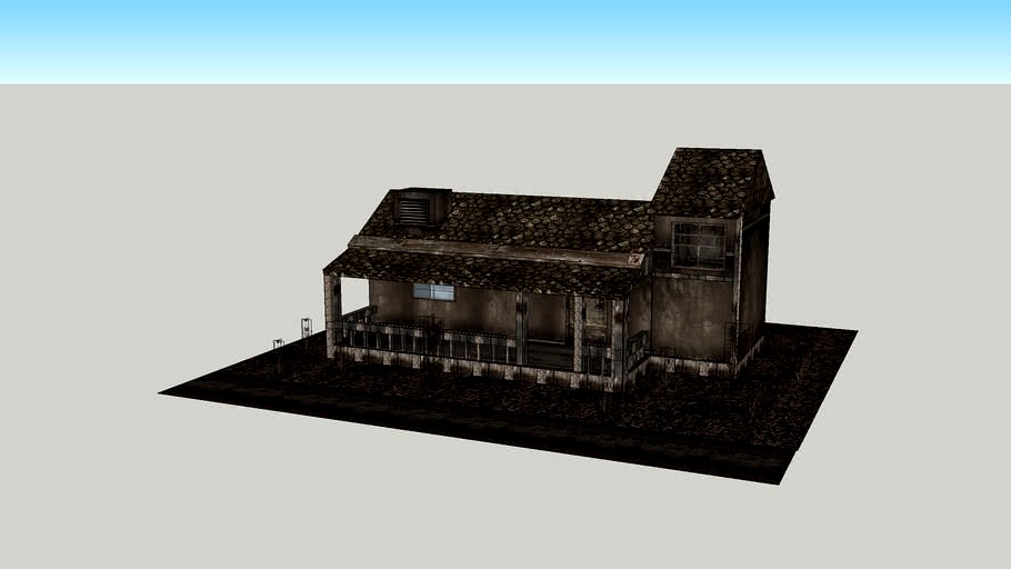 Casa do Resident evil 4 (cabana) 3d model