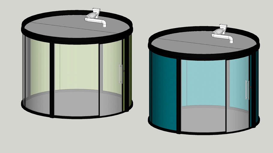 Mirage Haze - Circular Pods 3d model