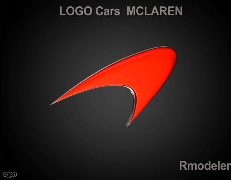 McLaren 3d Logo3d model