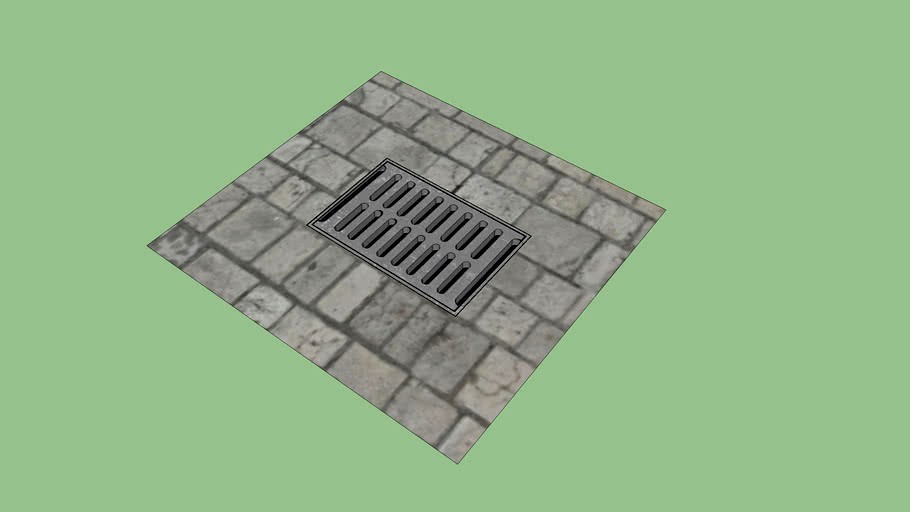 Sewer drain 3d model