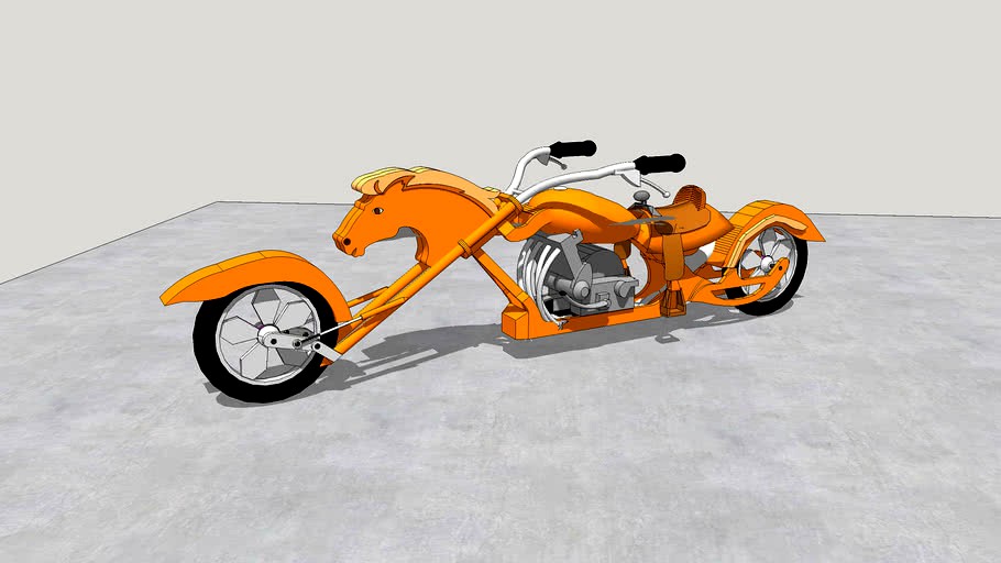 Western Concept Cycle 3d model