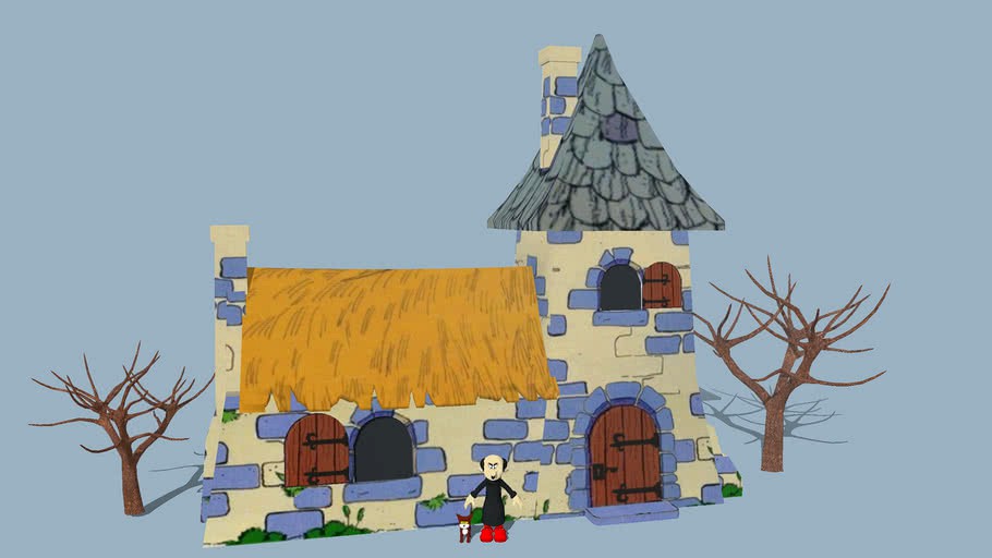 Gargamel House 3d model