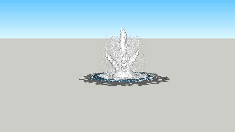 WATER EXPLOSION FINAL 3d model