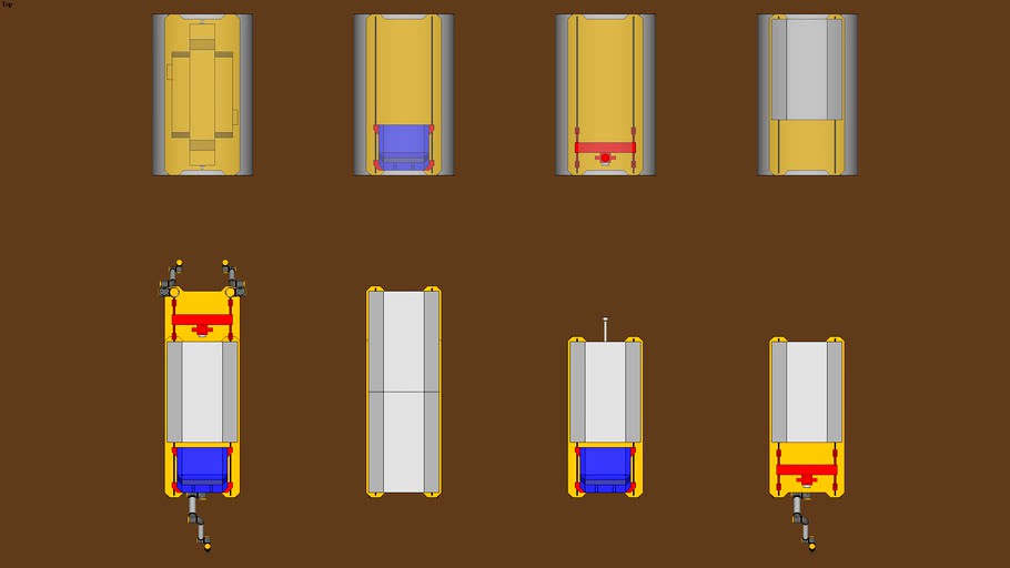 Mars Modular Utility Vehicle WIP 3d model