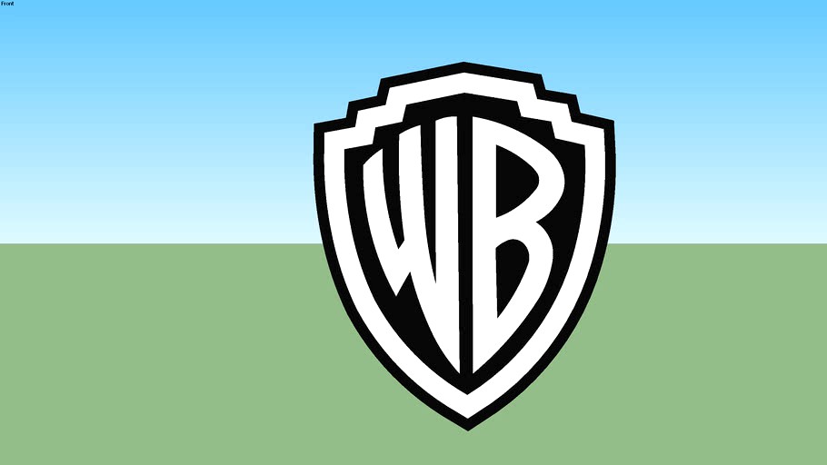 WB shield logo 3d model