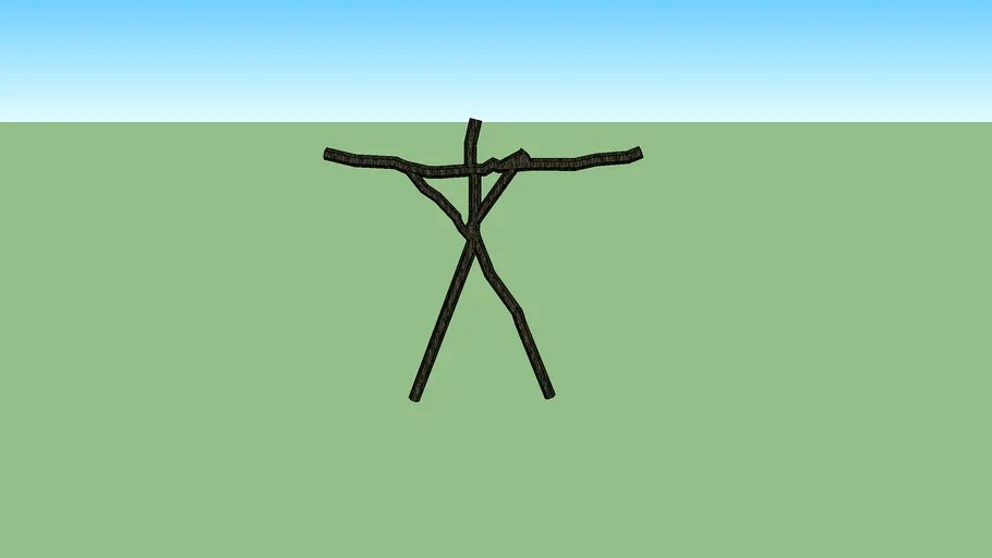 Blair Witch Stickman 3d model