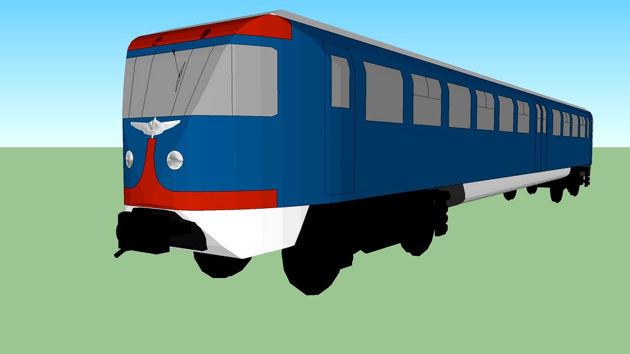 NS DE-1 Blauwe engel 3d model