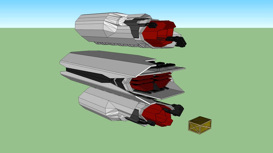 Star Citizen Polaris Engines 3d model