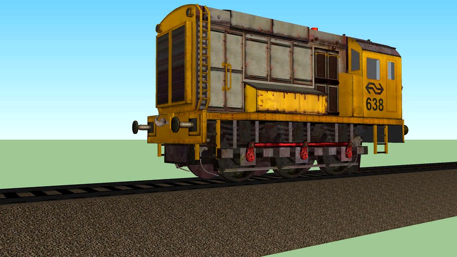 NS - Class 600 - Locomotive 3d model