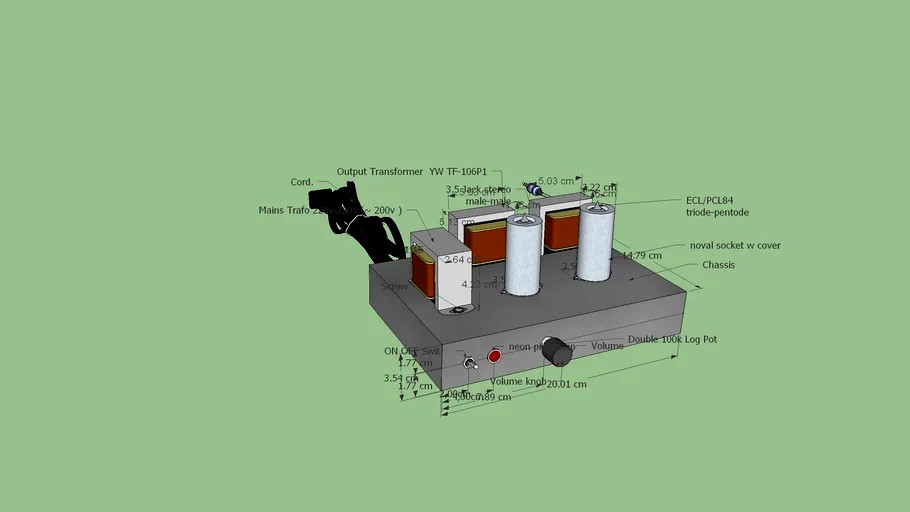 ECL/PCL84 Stereo Tube Amp Proyect template Proyecto ECL/PCL84 ...