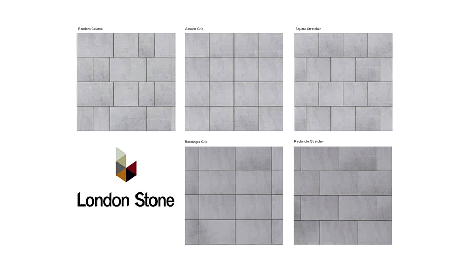 Heath Sandstone Seamless Texture - Mixed Laying Patterns 3d model