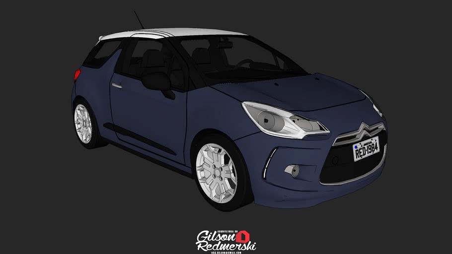 CITROEN DS3 3d model