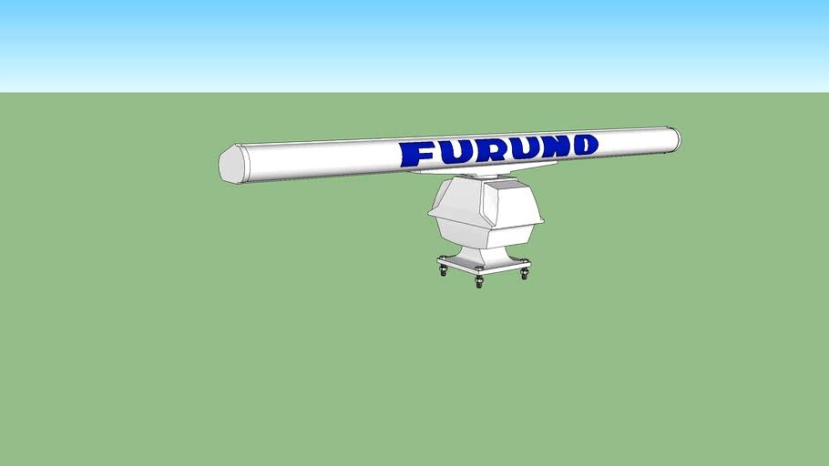 furuno radar 3d model