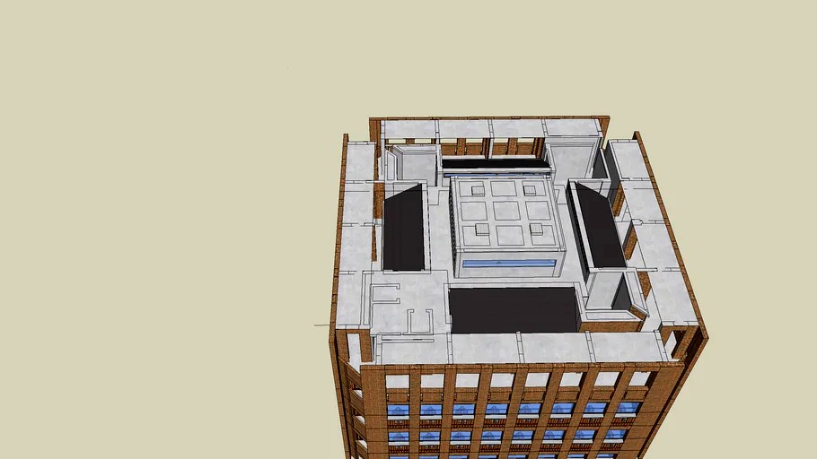 Philips Exeter Library 3d model