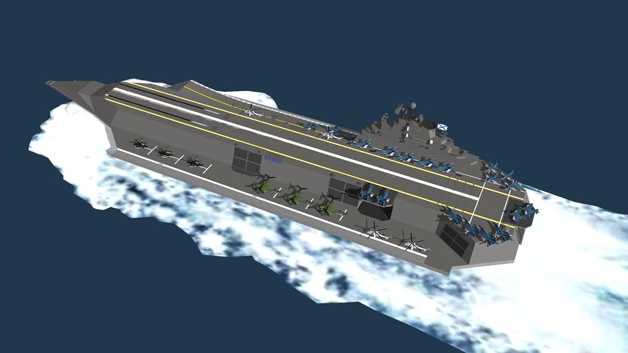 RUSSIAN NAVY-AIRCRAFT CARRIER G5-PUTIN CLASS 3d model