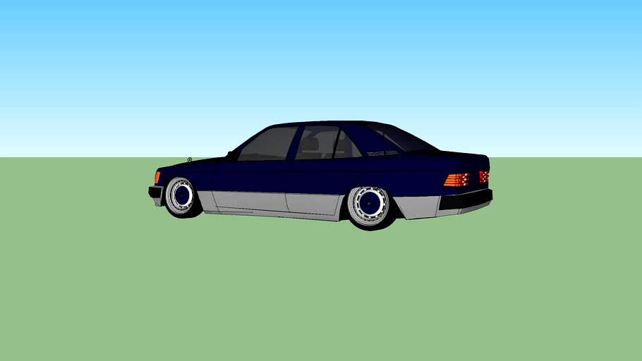 Mercedes Benz 190E 3d model