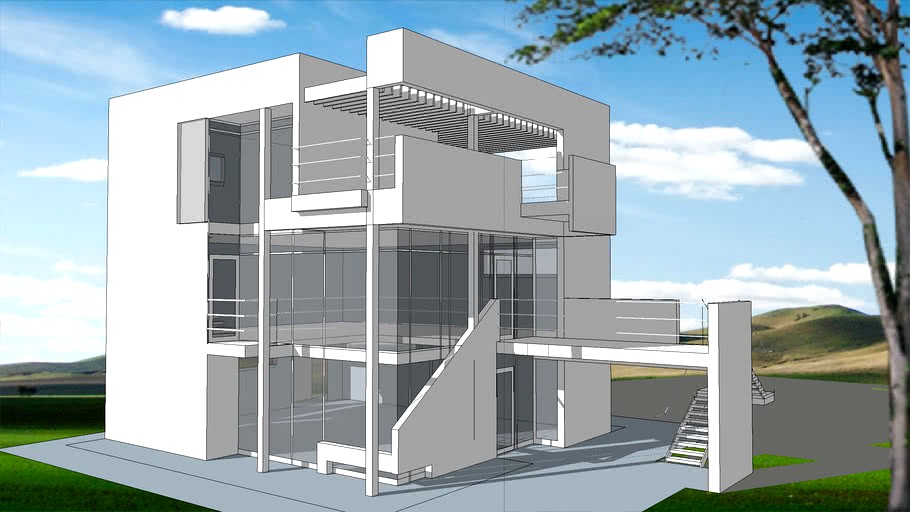 Rework Hanselmann House 3d model