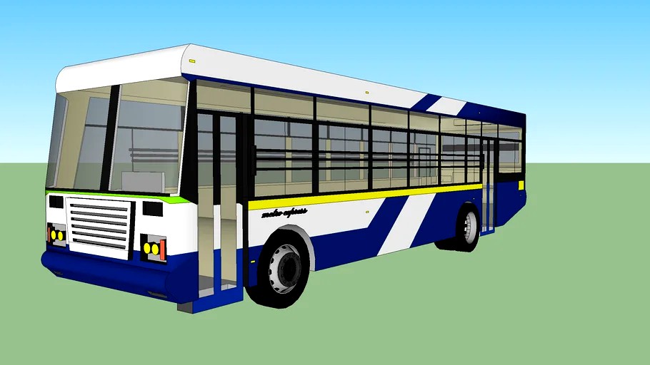 T.S.R.T.C and APSRTC bus Indian bus 3d model