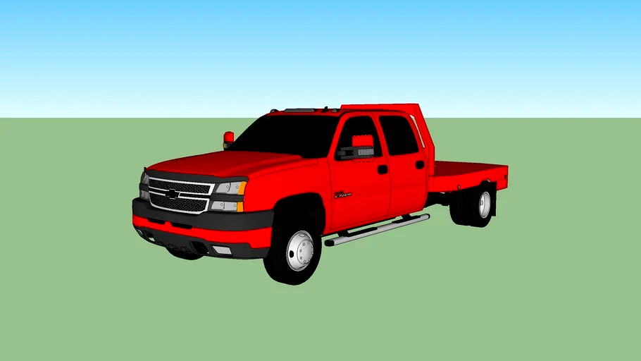 2007 Chevrolet Silverado 3500 Dually Edit 3d model