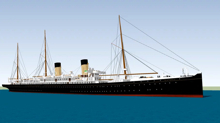 RMS Teutonic 3d model