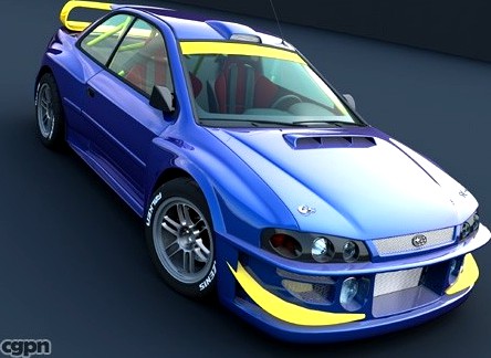 Subaru Impreza Custom Tuning MAX BRAZIL3d model