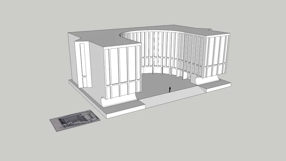 Fallout Concept Art Building 3d model