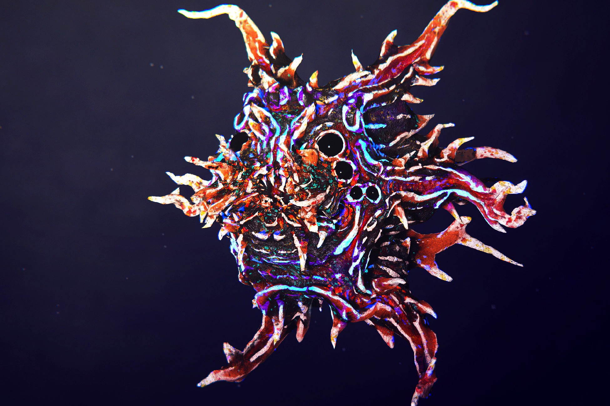 Alien Squid 3d model