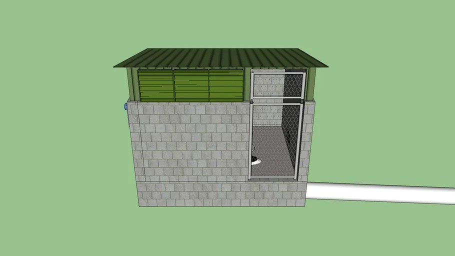 Compressor Sound Barrier 3d model