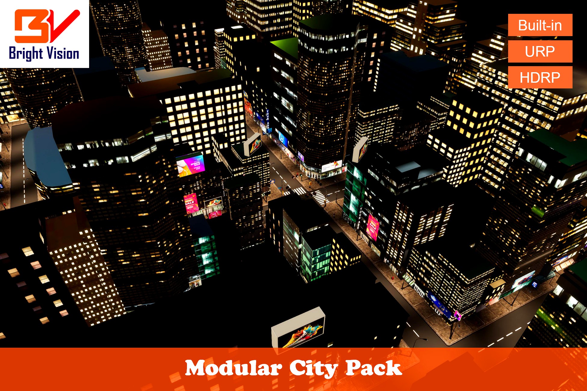 Modular City Pack 3d model