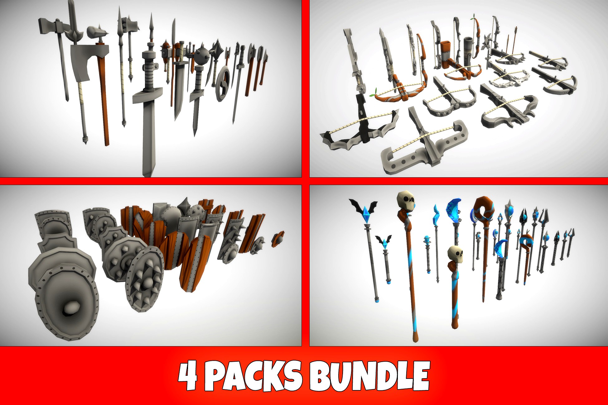 Ultimate Weapons Bundle 3d model