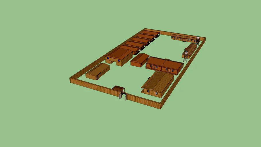 NWMP Fort 3d model