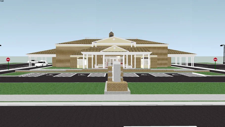 Patron's Funeral Homes 3d model