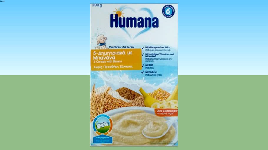 baby food humana 3d model