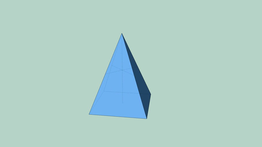 udo_cristal_pirámide tetragonal 3d model