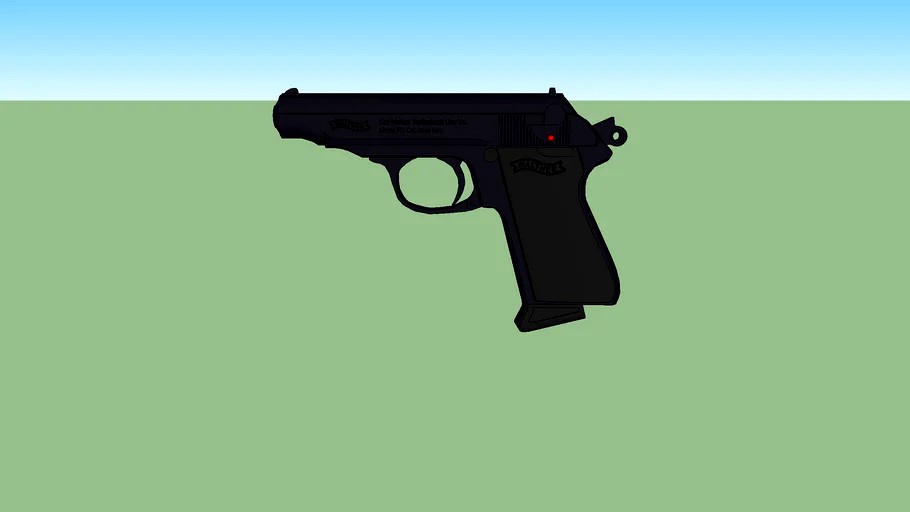 Walther PP 3d model