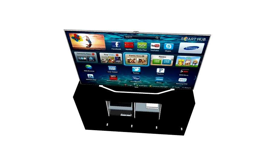 TV Setup 3d model