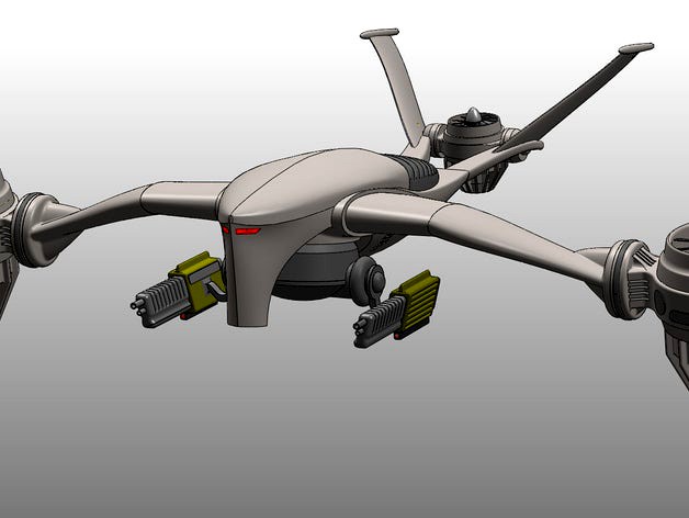T-1 Aerial aka Hunter Killer Drone by SupaFly 3d model
