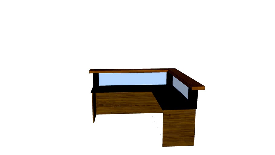 reception table 3d model
