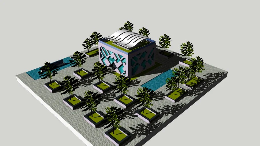 EDIFICIO CUBO 3d model