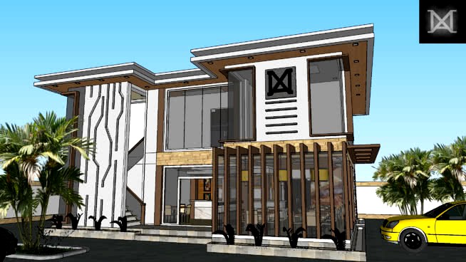 COMMERCIAL BUILDING 3d model