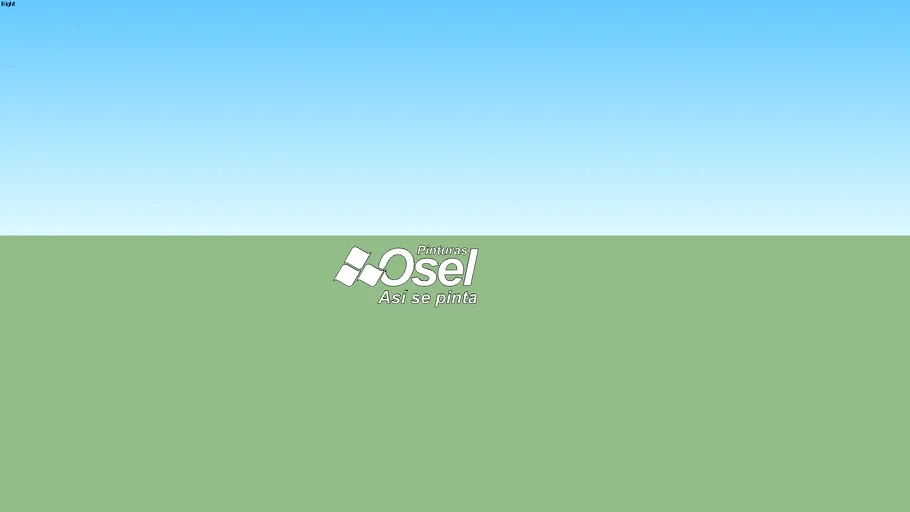 LOGO OSEL ASI SE PINTA 3d model