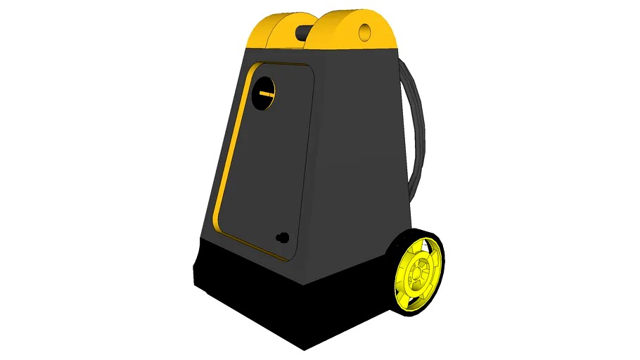 Karcher Type Pressure Washer 3d model