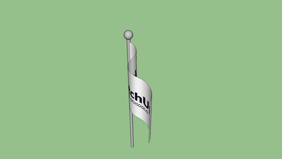 SketchUp for Schools flag 3d model