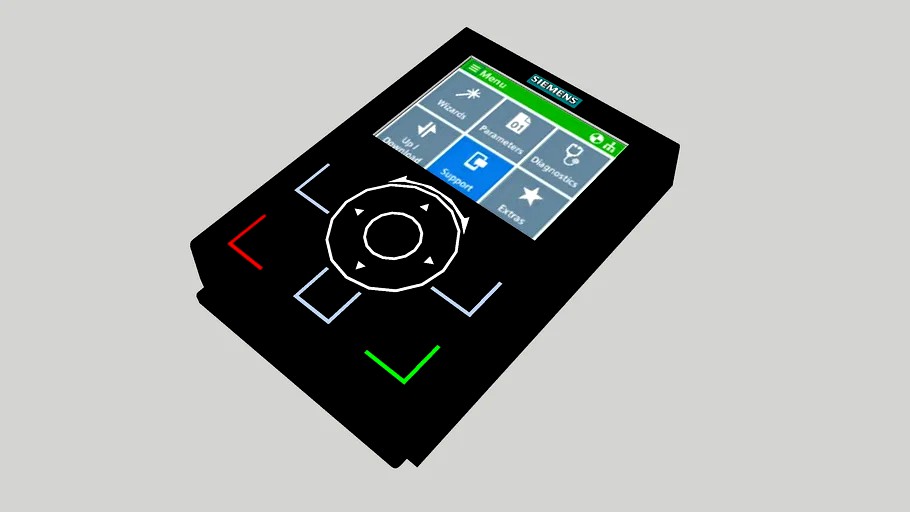 SINAMICS G Intelligent Operator Panel IOP-2 3d model