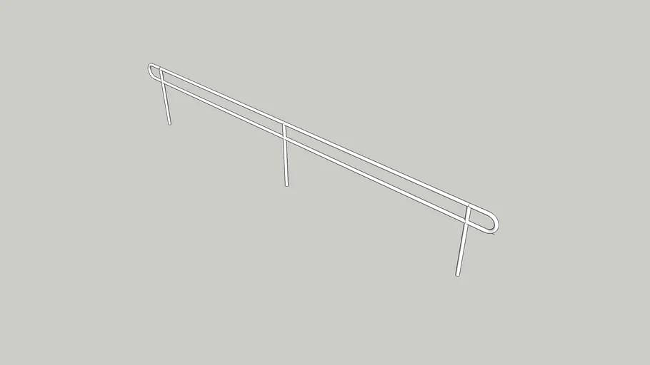 PWD HANDRAIL FOR PROFILE BUILDER 3d model