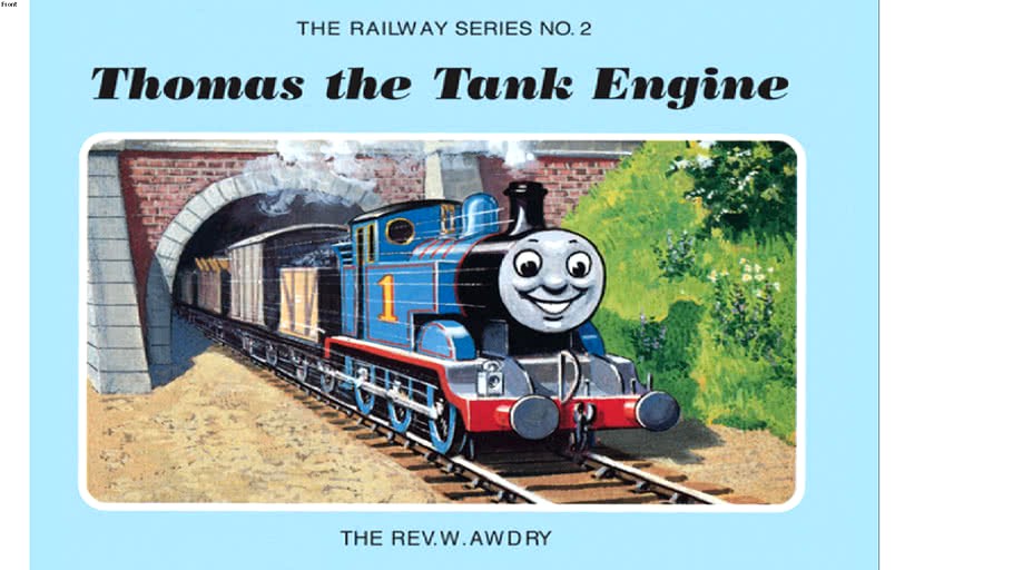 Thomas the Tank Engine book cover 3d model