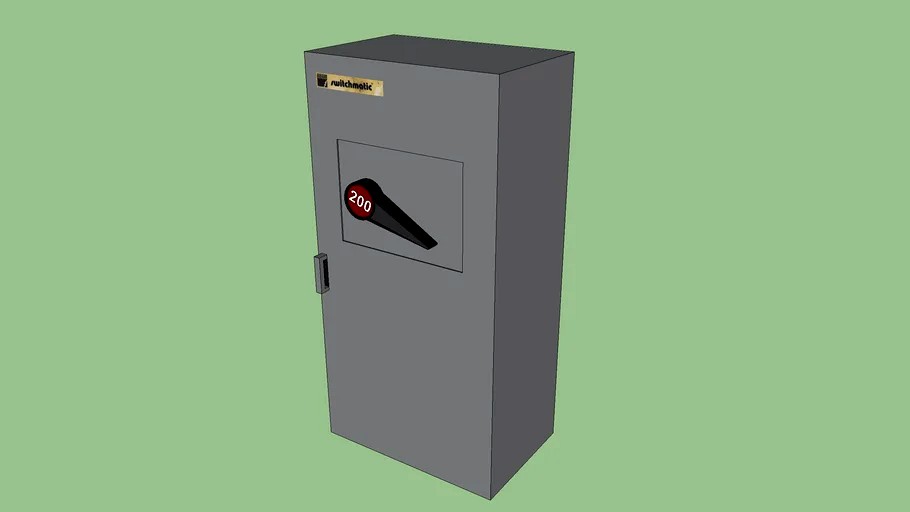 Federal Pioneer Switchmatic Disconnect/Safety Switch 3d model