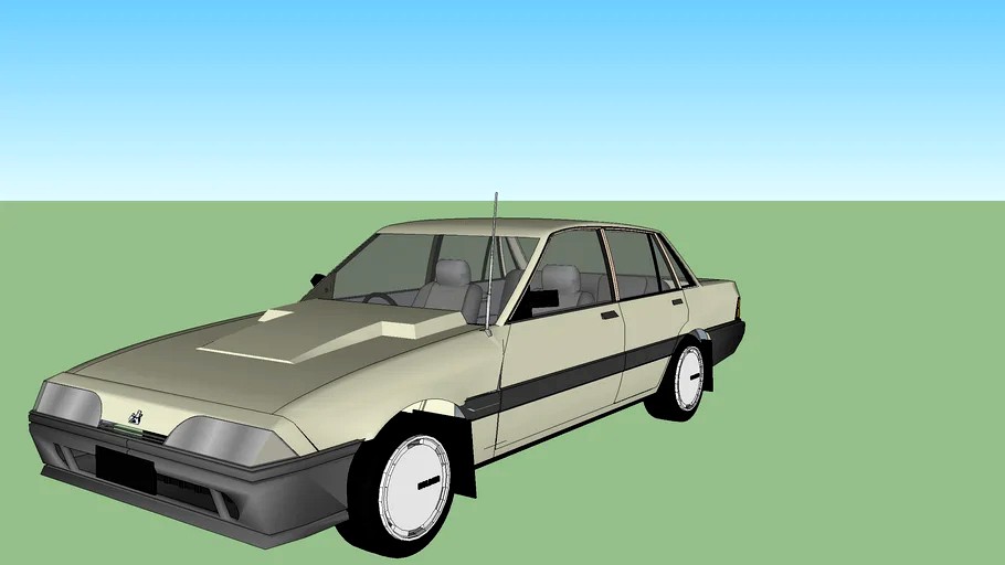 1986 HOLDEN VL COMMODORE EXECUTIVE 3d model