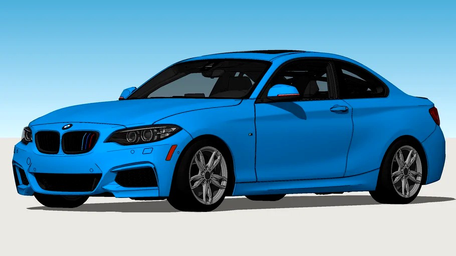 2015 BMW - M2 235i 3d model